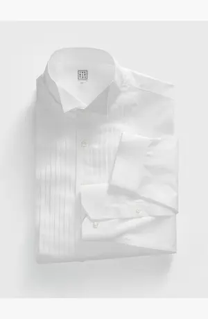 THE BLACK TUX Classic Wing Tip Tuxedo Shirt