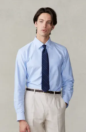 THE BLACK TUX Oxford Shirt - Blue