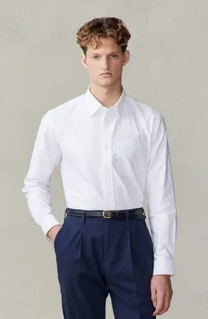 FB Oxford Shirt - White