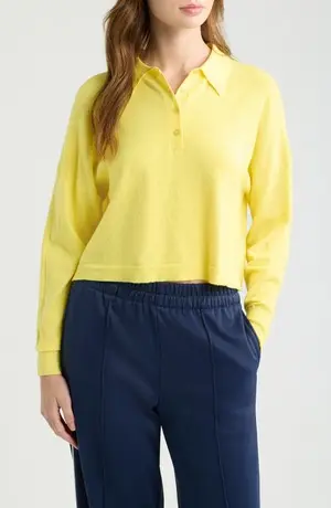Deluc Floyd Polo Sweater - Lemon