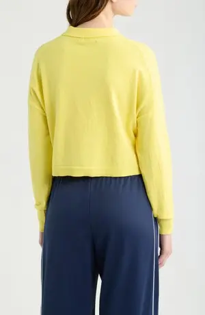 Deluc Floyd Polo Sweater - Lemon