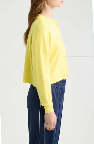 Deluc Floyd Polo Sweater - Lemon