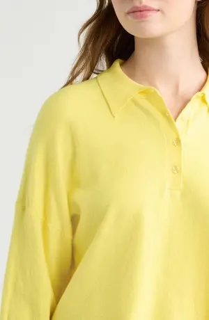 Deluc Floyd Polo Sweater - Lemon
