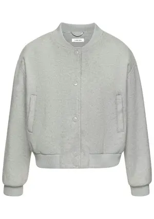LASCANA Fleece Varsity Bomber Jacket
