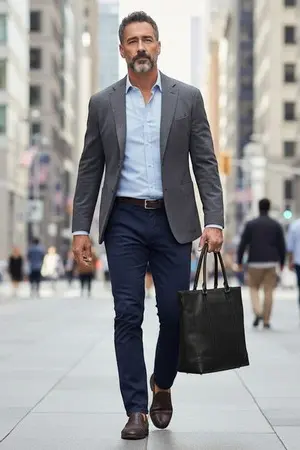 LUIS STEVEN Vertical Laptop Tote