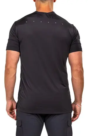 MACEOO Athletic Quarter Zip Performance T-shirt
