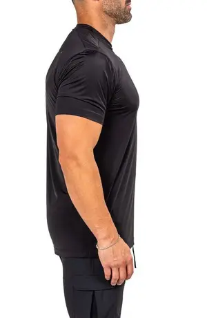 MACEOO Athletic Quarter Zip Performance T-shirt