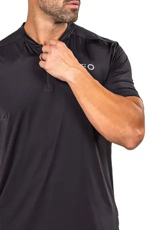 MACEOO Athletic Quarter Zip Performance T-shirt