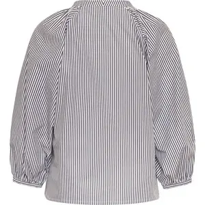 MAISON COMMON Striped Blouse With Zebra Patches