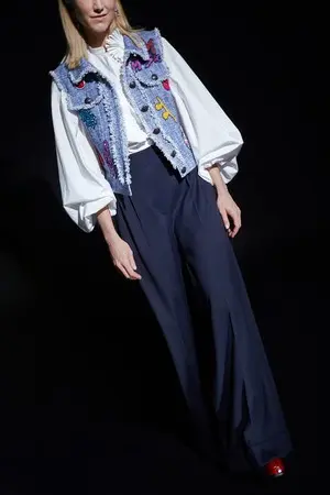MAISON COMMON Wide Leg Pants With Cuff