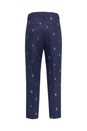MAISON COMMON Signature Straight Leg Cropped Trousers