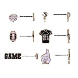 HALLMARK Game Day Earring Set 6 Pairs