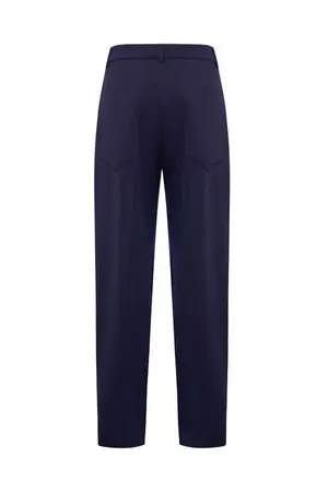 MAISON COMMON Cotton Wool Barrel Pants