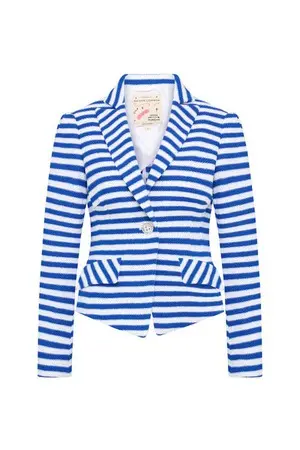 MAISON COMMON Striped Jersey Jacket