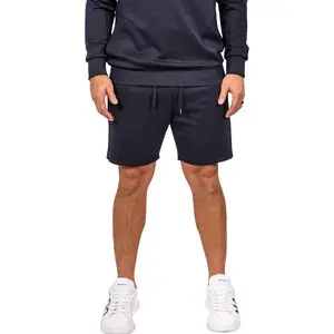 MACEOO Elastic Waist Drawstring Shorts - Black