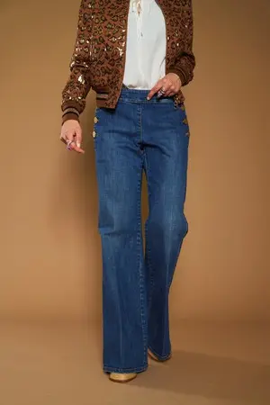 MAISON COMMON Sailor Bootcut Jeans