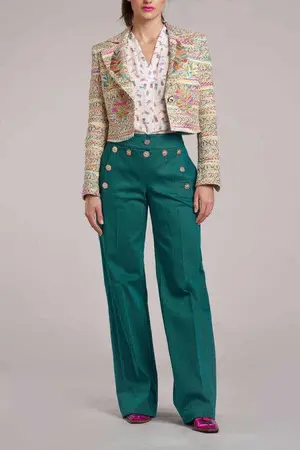MAISON COMMON Striped Sailor Trousers