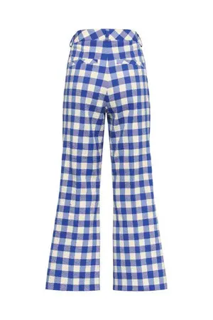 MAISON COMMON Gingham Check Trousers