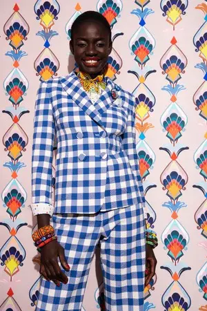 MAISON COMMON Gingham Check Trousers
