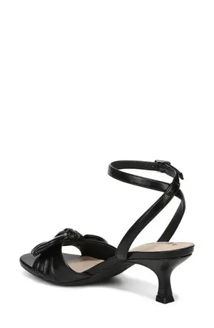 LIFESTRIDE Nola Sandal With Bow Detailing - Black Texture