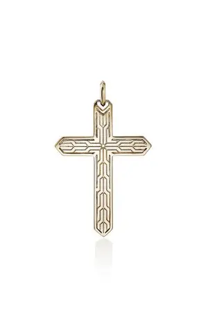 John Hardy 14k Cross Pendant Necklace
