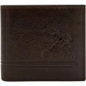 CAVALINHO Gentleman Trifold Leather Wallet 517 - Brown