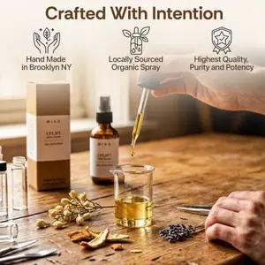 MIKO Uplift Room + Linen Mist With Jasmine & Bergamot 100% Organic 2 Fl Oz