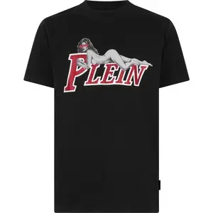 Philipp Plein T-shirt Round Neck Ss - Black