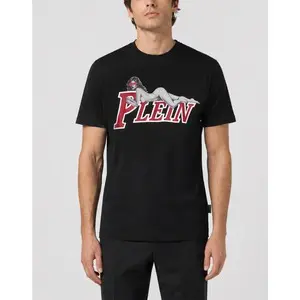 Philipp Plein T-shirt Round Neck Ss - Black