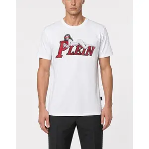 Philipp Plein T-shirt Round Neck Ss - White