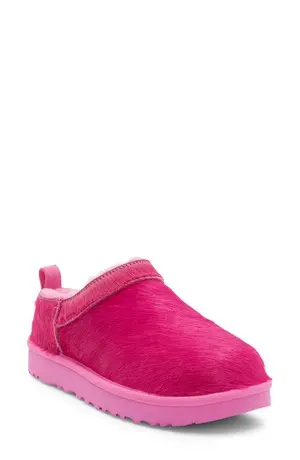UGG UGG(r) Classic Micro Calf Hair Slipper Bright Fuchsia