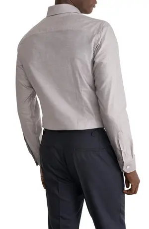 Eton Contemporary Fit End On End Cotton Shirt