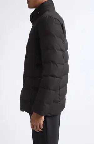 MOORER Ilvo 3-in-1 Quilted Down Overcoat With Removable Vest