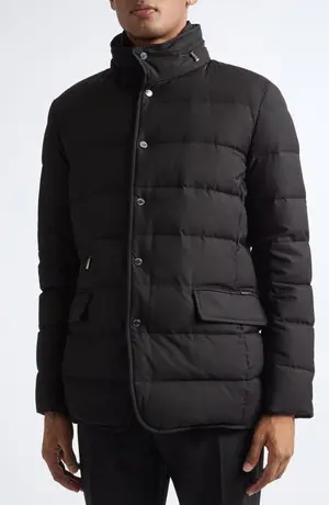 MOORER Ilvo 3-in-1 Quilted Down Overcoat With Removable Vest