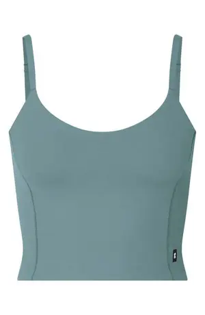 On Studio Cropped Racerback Tank - Agave