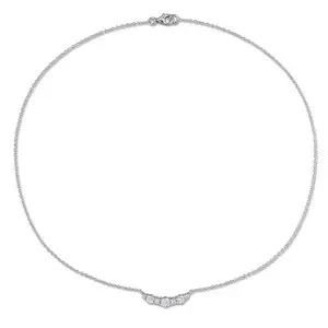 JULIANNA B. 1 Ct. T.w. Lab Grown Diamond Curved Bar Necklace