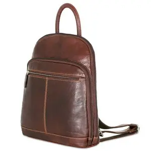 JACK GEORGES Voyager Small Backpack - Brown