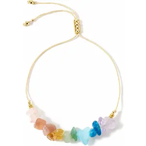 ERIN MCDERMOTT JEWELRY Rock Candy Slide Bracelet - Gold