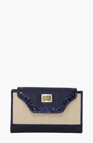 CAVALINHO Grace Wallet 206 Navy/beige