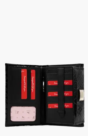 CAVALINHO Gallop Patent Leather Wallet 205