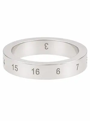 MAISON MARGIELA Logo Ring - Silver