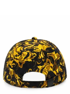 Versace Cappello Da Baseball Con Stampa Barocca