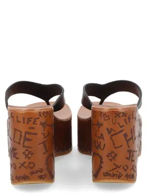 Chloé Maxime Wedge Thong Sandals