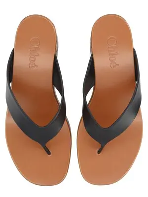 Chloé Maxime Wedge Thong Sandals