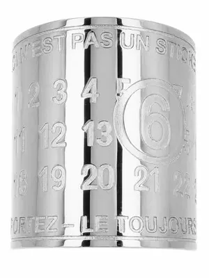 MAISON MARGIELA Logo Ring - Silver
