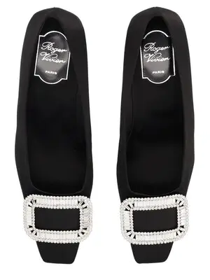 ROGER VIVIER Belle Décolleté Pumps With Embellished Buckle