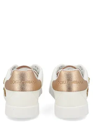 Dolce & Gabbana Embellished Logo Sneakers