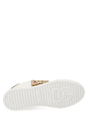Dolce & Gabbana Embellished Logo Sneakers