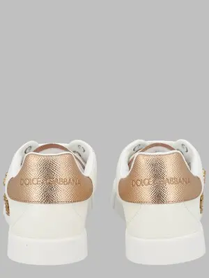 Dolce & Gabbana Embellished Logo Sneakers
