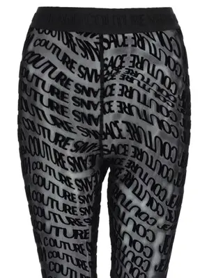 Versace Pantalone Leggings Con Stampa Logo